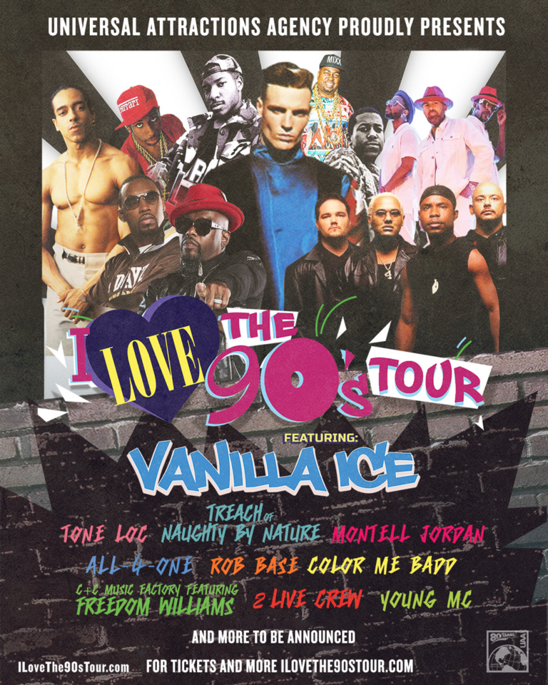 Vanilla Ice & Universal Attractions Launch "I Love the 90s" Tour + New ...